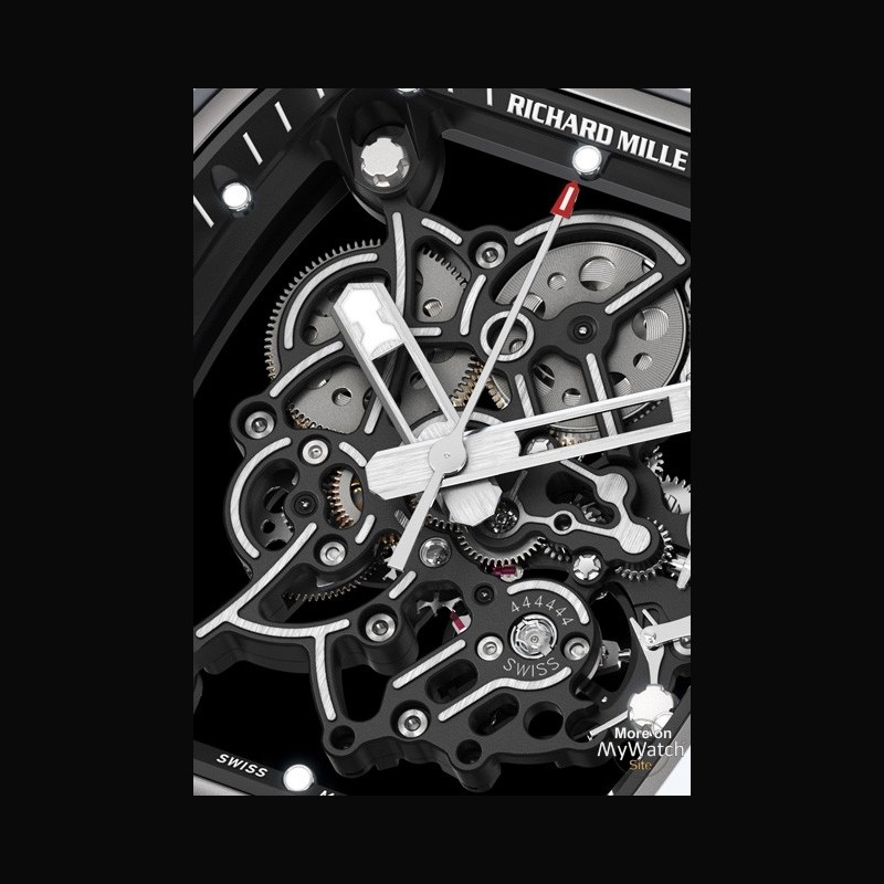 Watch Richard Mille RM 055 Bubba Watson RM 055 White Rubberized Watch Richard Mille RM 055 Bubba Watson RM 055 White Rubberized